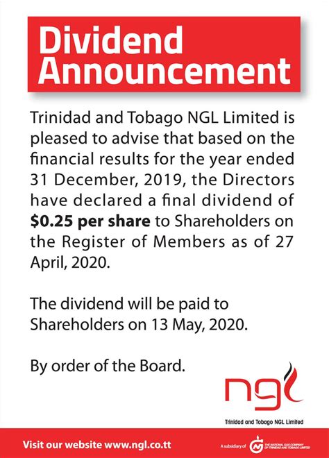 Ttngl Dividend Announcement Ngc Media Centre