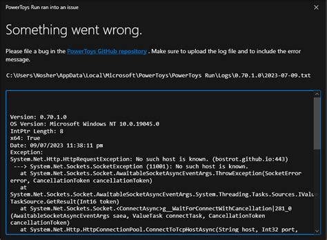 powertoys bug report · issue 27312 · microsoft powertoys · github