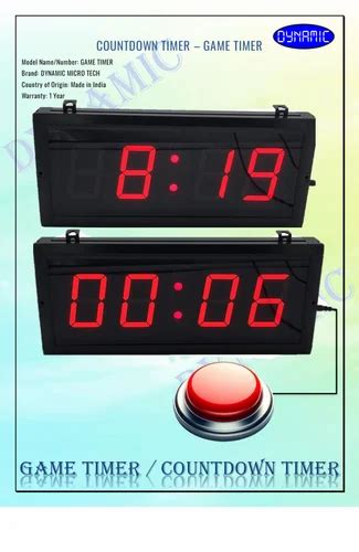 Challenge Game Countdown Timer Up To 99 Sec At ₹ 8500piece Mumbai