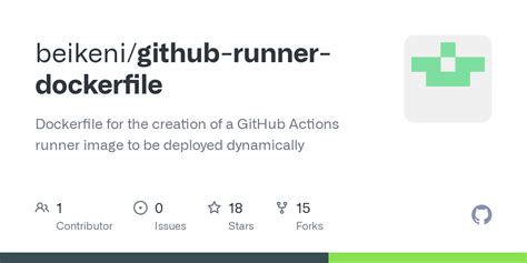 Github Runner Dockerfile Start Sh At Main Beikeni Github Runner Dockerfile Github