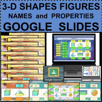 D SHAPES GOOGLE SLIDES Click Drag Online Distance Learning GOOGLE SLIDES