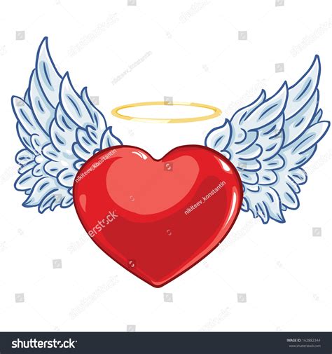 Cartoon Heart With Wings Drawings Heart With Wings Png Images Heart