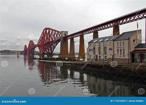 Forth Rail Bridge In Scotland Is A Unesco World Heritage Site Stock Image Image Of Beautiful