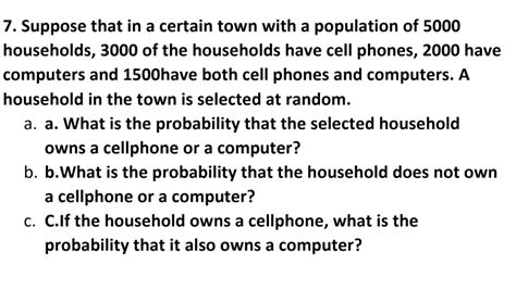 Solved 7 Suppose That In A Certain Town With A Population Chegg Com
