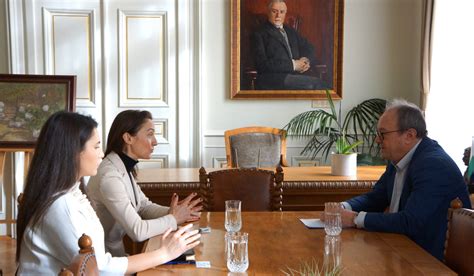 Посещение на посланика на Словения Н Пр Наташа Бергел в БАН Българска академия на науките