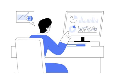 Premium Vector Stock Market Data Analysis Abstract Concept Vector Illustration