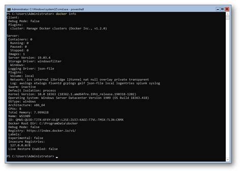 Installazione E Gestione Dei Container Con Docker Enterprise Edition In Windows Server 2019 E