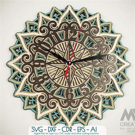 Multi Layer Compass Svg Etsy