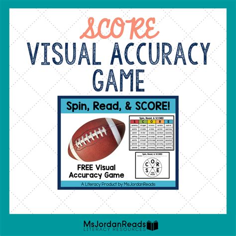 Score Visual Accuracy Game Msjordanreads