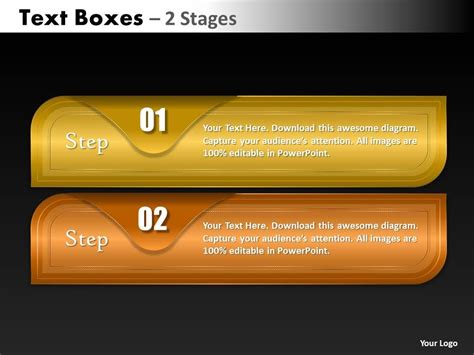 Textboxes 2 Stages 25 Presentation Powerpoint Images Example Of Ppt Presentation Ppt Slide