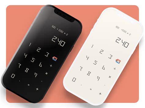 Calculator App Minimalistic UI Behance Calculator App Minimalistic UI Behance