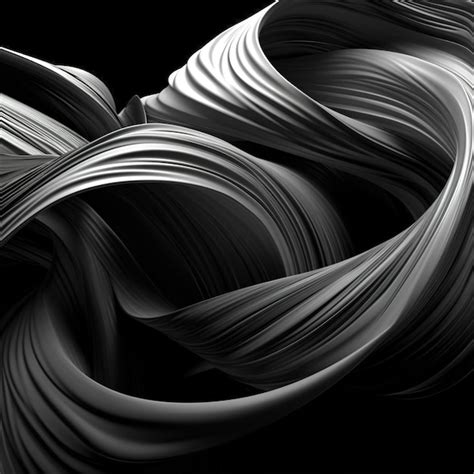 Premium Ai Image Abstract Lines And Curves Background