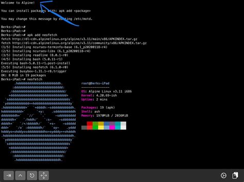 run alpine linux on your ipad ish tekbyte