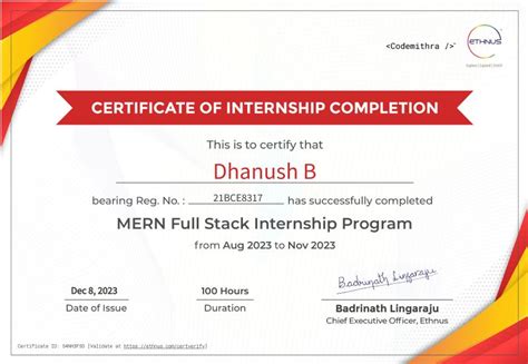 dhanush reddy on linkedin mernstack webdevelopment