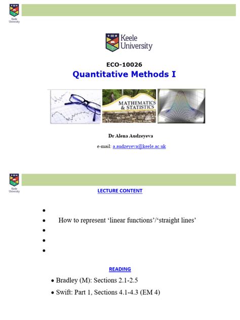Lecture 3 Linear Functions Pdf Demand Function Mathematics