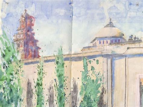 Sketch Of The Week Tamil Nadu Art And Architecture Painting Art