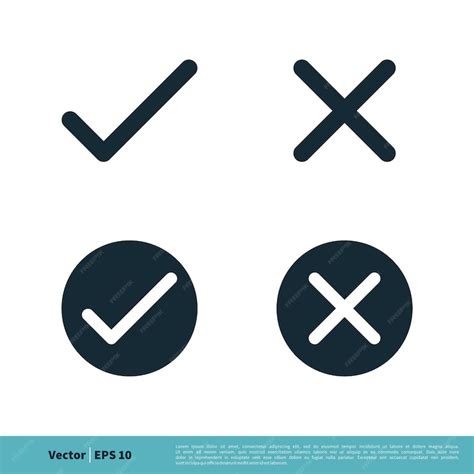 Premium Vector Yesno Agreedisagree Truefalse Icon Vector Logo