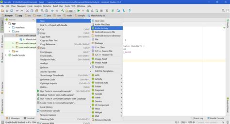 Creating A Project Android Kotlin Samples Creating A Project Android Kotlin Samples