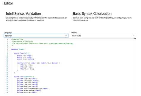 Vs Code的网页版代码编辑器 —— Monaco Editor ，已经开源了 Vscode网页版源码 Csdn博客