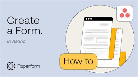 how to create forms in asana
