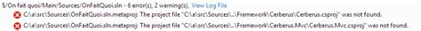 C Project File Was Not Found Stack Overflow