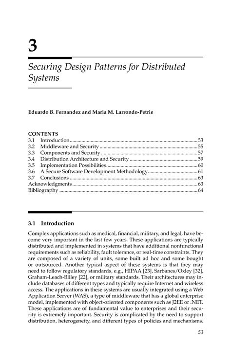 Pdf Securing Design Patterns For Distributed Systems