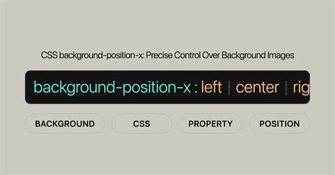 Css Background Position X Precise Control Over Background Images