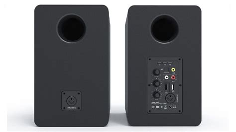 Silcron Active Bookshelf Speakers With Hdmi Arc Black Harvey Norman