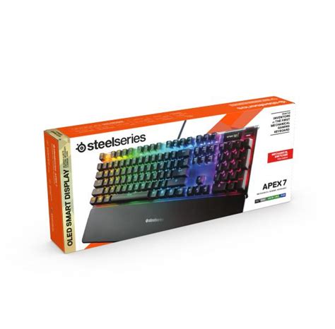 Teclado Gamer Apex 7 Rojo Steelseries 64636 Máximo Rendimiento En Costa Rica Arcadia