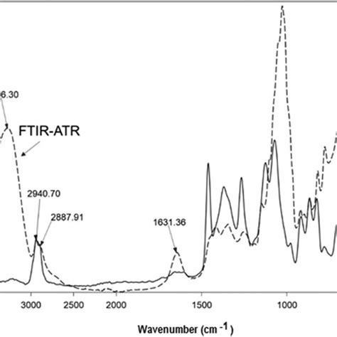 Average Ftir Atr And Ft Raman Spectrum Of The Lavandula Spp Honey From Download Scientific