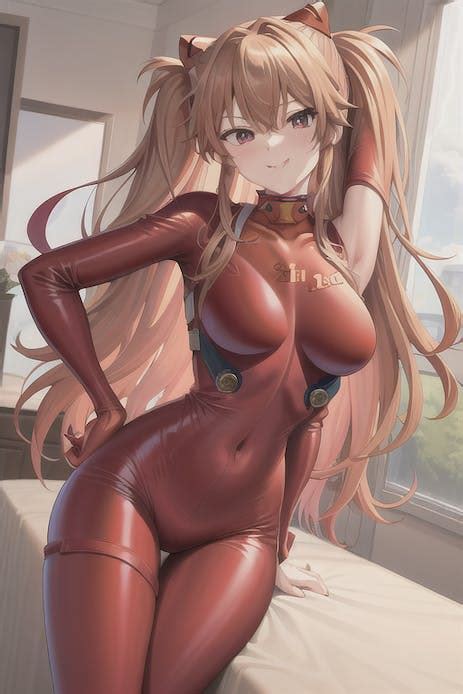 Rule 34 Ai Generated Asuka Langley Sohryu Bodysuit Female Female