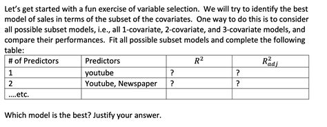 1 Let S Get Started With A Fun Exercise Of Variable Chegg Com