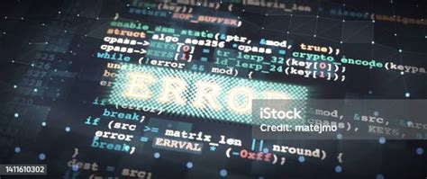 어둡고 초점이 맞지 않는 프로그래밍 언어 코드와 오류 메시지가 표시됩니다 픽셀화된 텍스트 예제를 그래픽 결함으로 검은색 표면에 닫습니다 0명에 대한 스톡 사진 및 기타