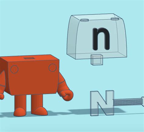 🎒 Alphablocks Poseable Figures For Klm And N・ 3d File For 3d Printing・cults