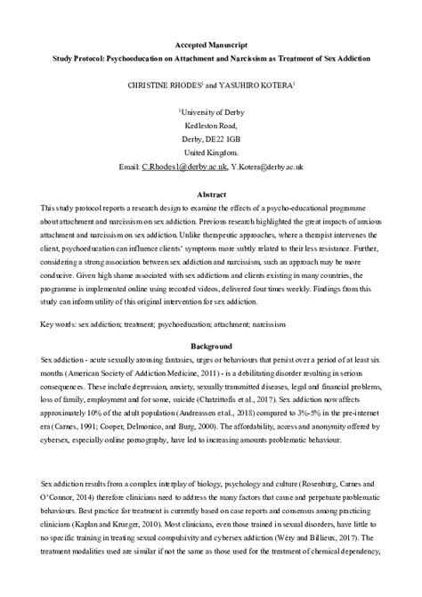 Pdf Study Protocol Psychoeducation On Attachment And Narcissism As Pdf Study Protocol Psychoeducation On Attachment And Narcissism As