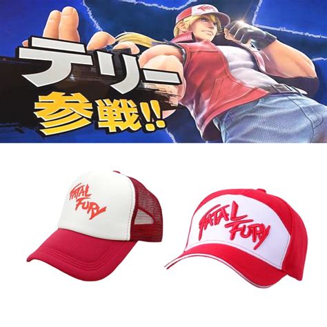 Game Kof Fatal Fury Terry Bogard Embroidered Baseball Hat The King Of