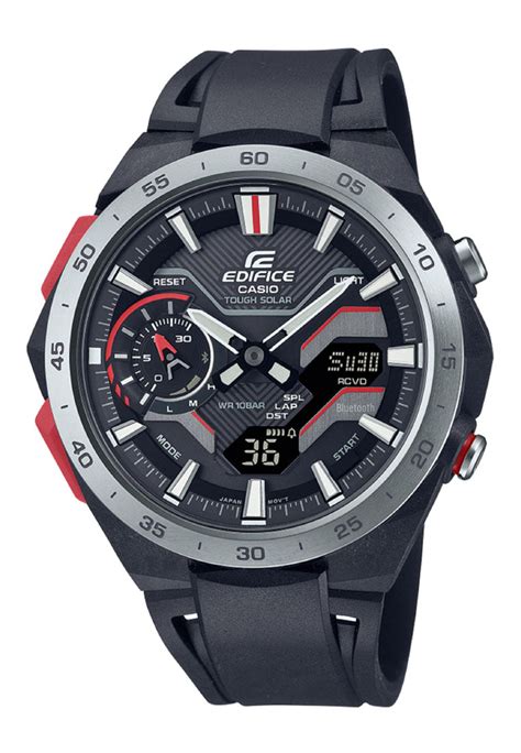 Casio Edifice Ecb 2200p 1a Analog Rubber Strap Bluetooth Solar Watch F