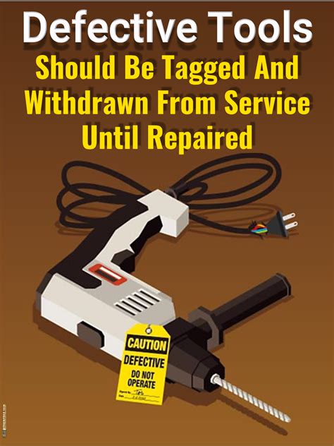 Defective Tools Safe Work Practice Photo Of Today HSSE WORLD