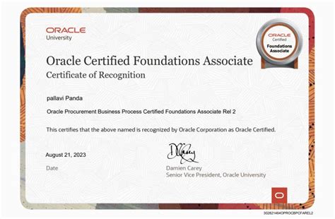Oraclecertified Personalgrowth Continuouslearning