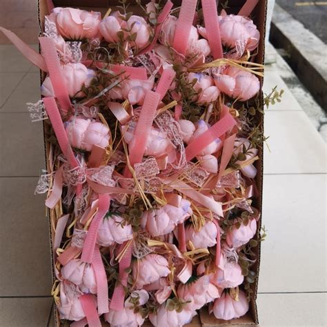 Bunga Telur Peony Exclusive Pelamin Kenduri Kawin Aqiqah Decoration Colorful Wedding