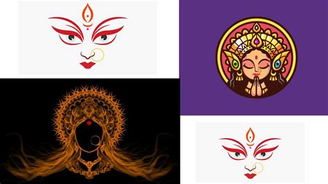 Drawing Maa Durga Using Python Durga Puja Youtube