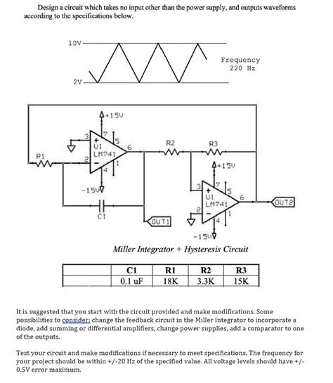 Solved Design A Circuit Which Takes No Input Other Than The Chegg Com
