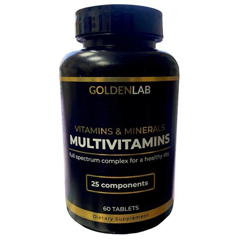 Мультивитамины GOLDENLAB для женщин и мужчин, витаминно-минеральный ...
