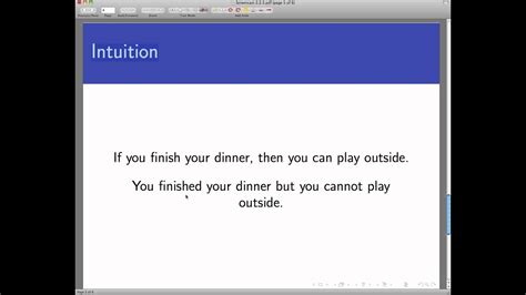 Negations Of Conditional Statements Screencast 223 Youtube