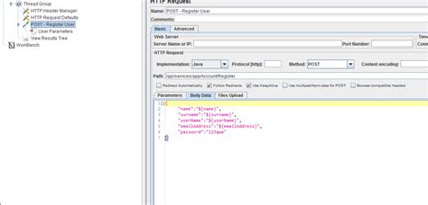 How To Define Email Address With Jmeter User Defined Variables Stack