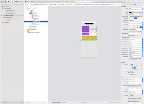 Building Your First IOS App Tip Calculator My Day To Do
