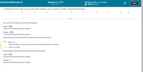 Solved Mean 480 Round To Two Decimal Places As Needed