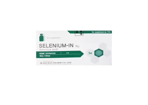 Selenium In Inj Blue Solutions Medical Korea
