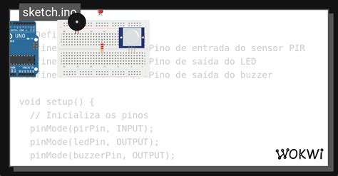 Sensor Movimento Pirosny Copy Wokwi Esp32 Stm32 Arduino Simulator