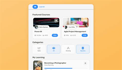 Learning App Template Uizard